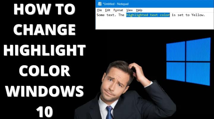 How To Change Highlight Color Windows 10
